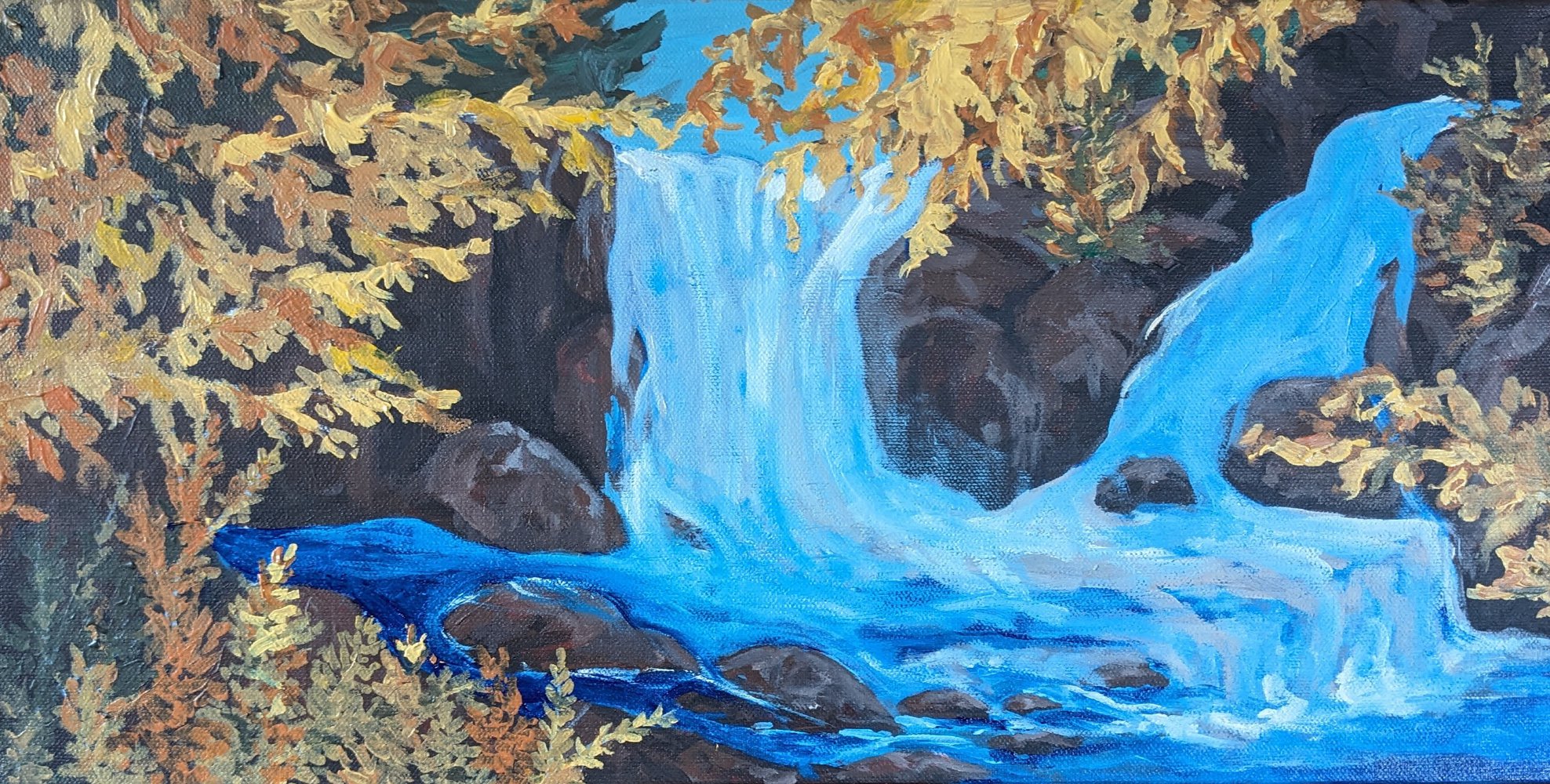 Peekin' through the leaves | helloart