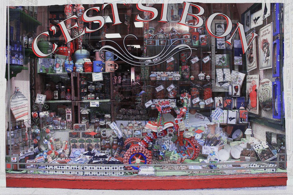 Pepperment Trike, Candy Store, Quebec City | helloart