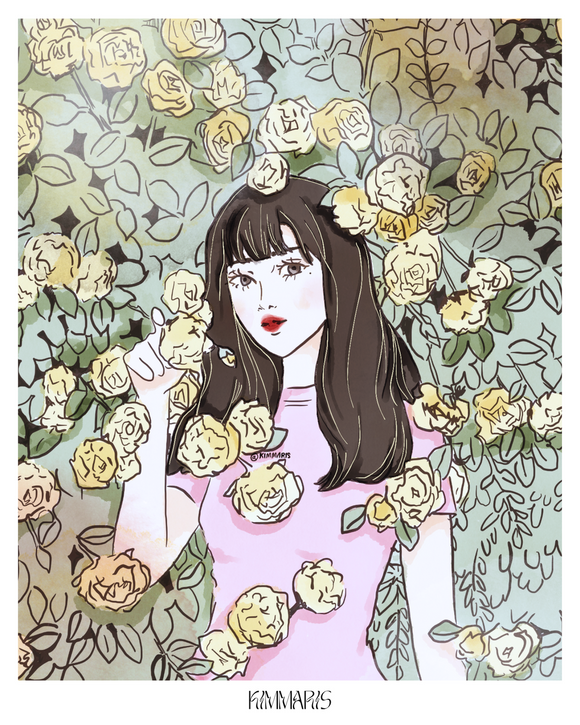 Yellow Roses | helloart