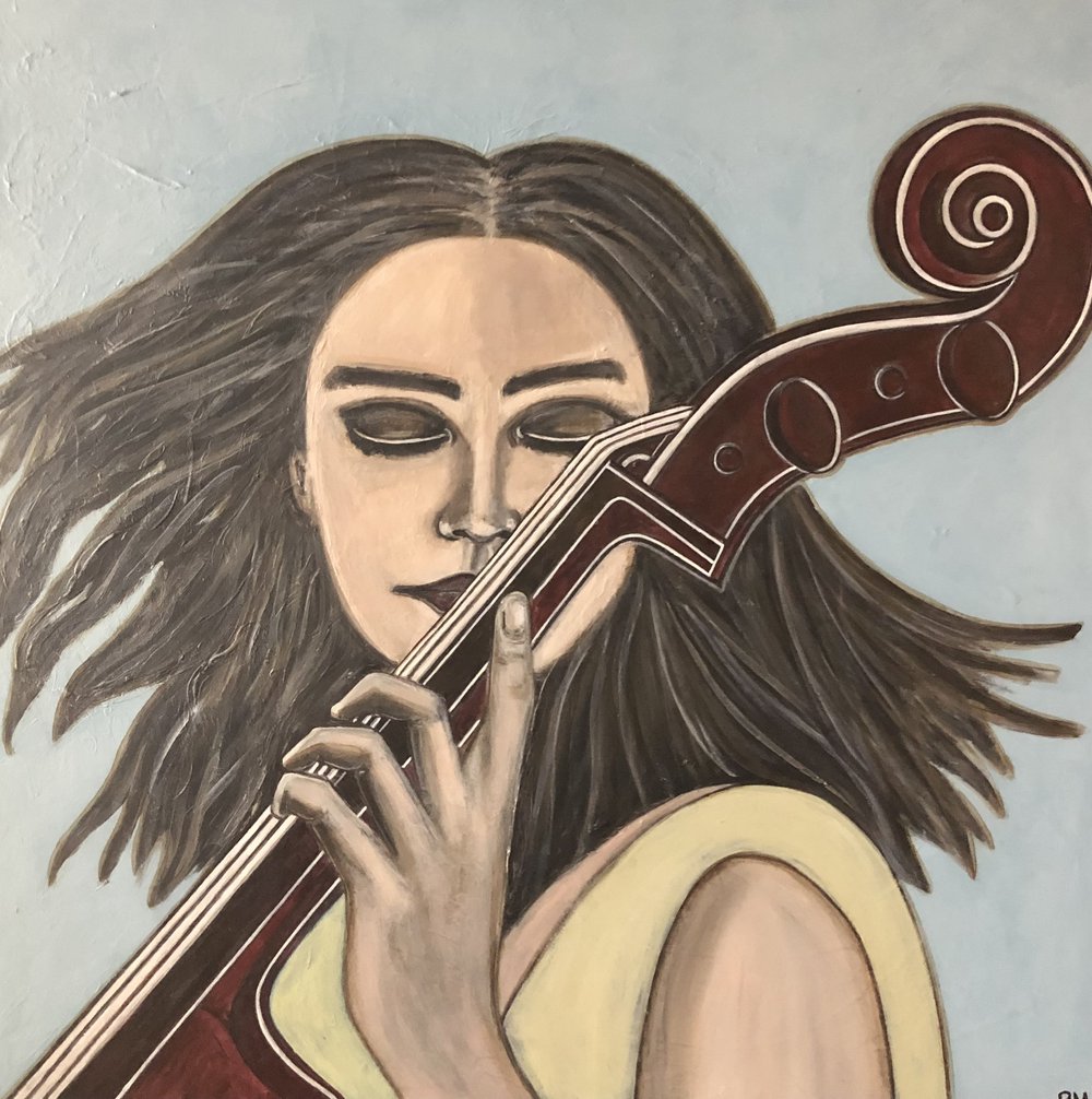 The Cellist | helloart