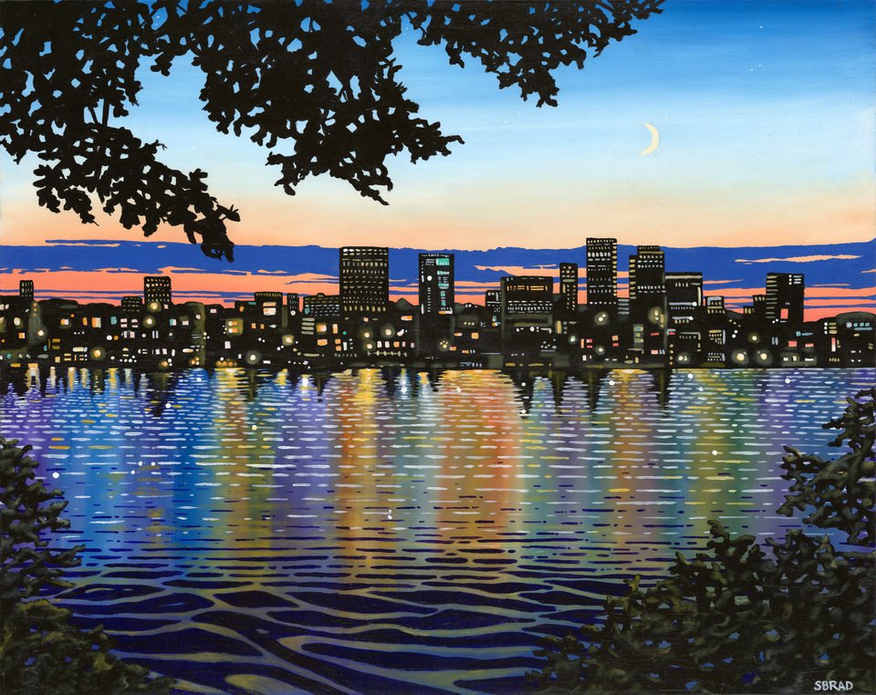 Ottawa River at Night | helloart