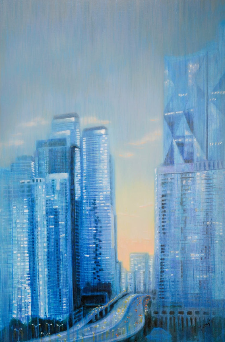 Blue Drizzle | helloart