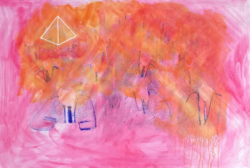 Flake White Pyramid | helloart