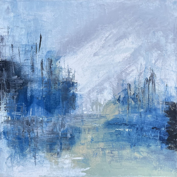 Walls of Sticks in the water | helloart