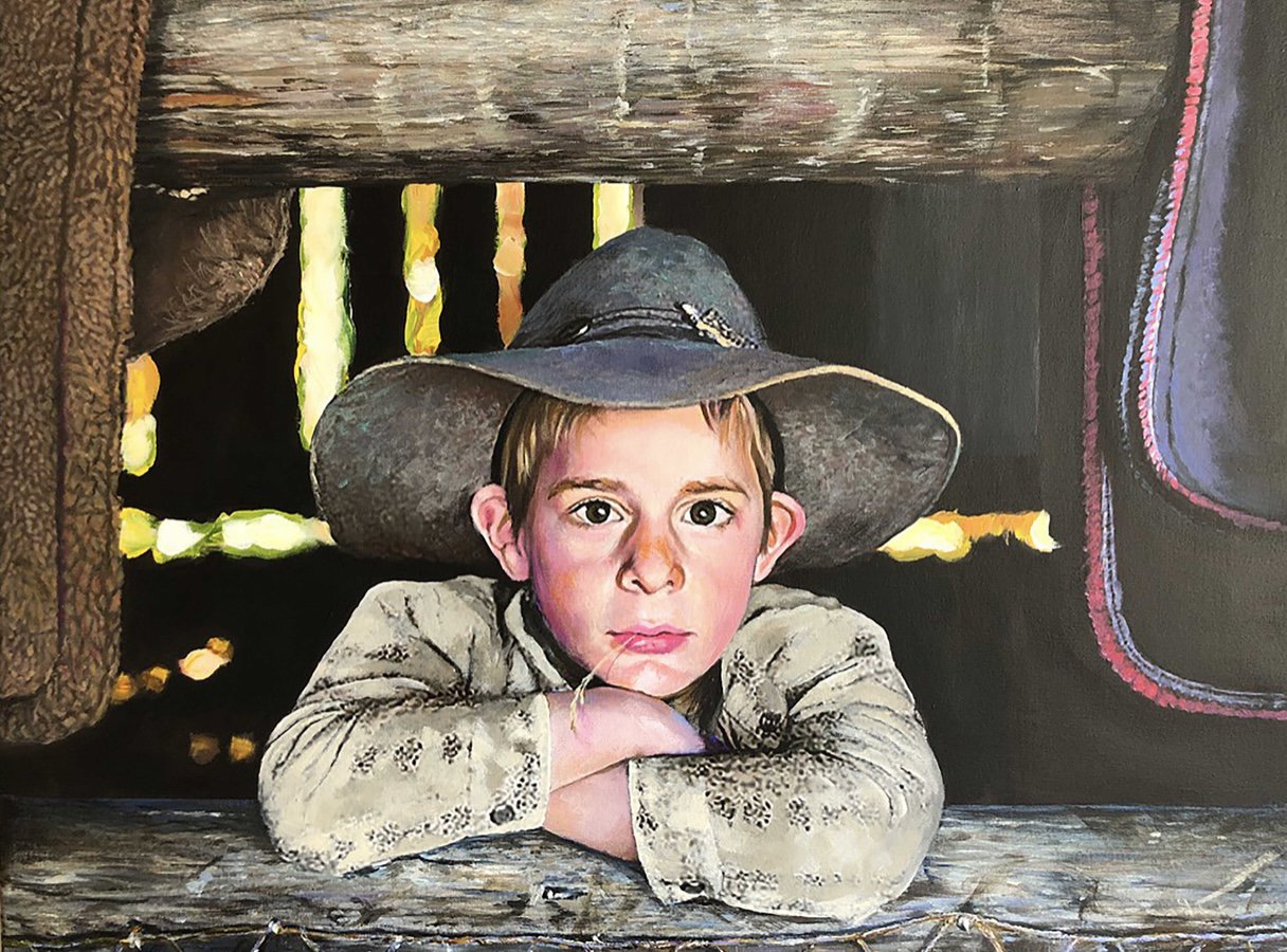 Aussie Cowboy Kid | helloart