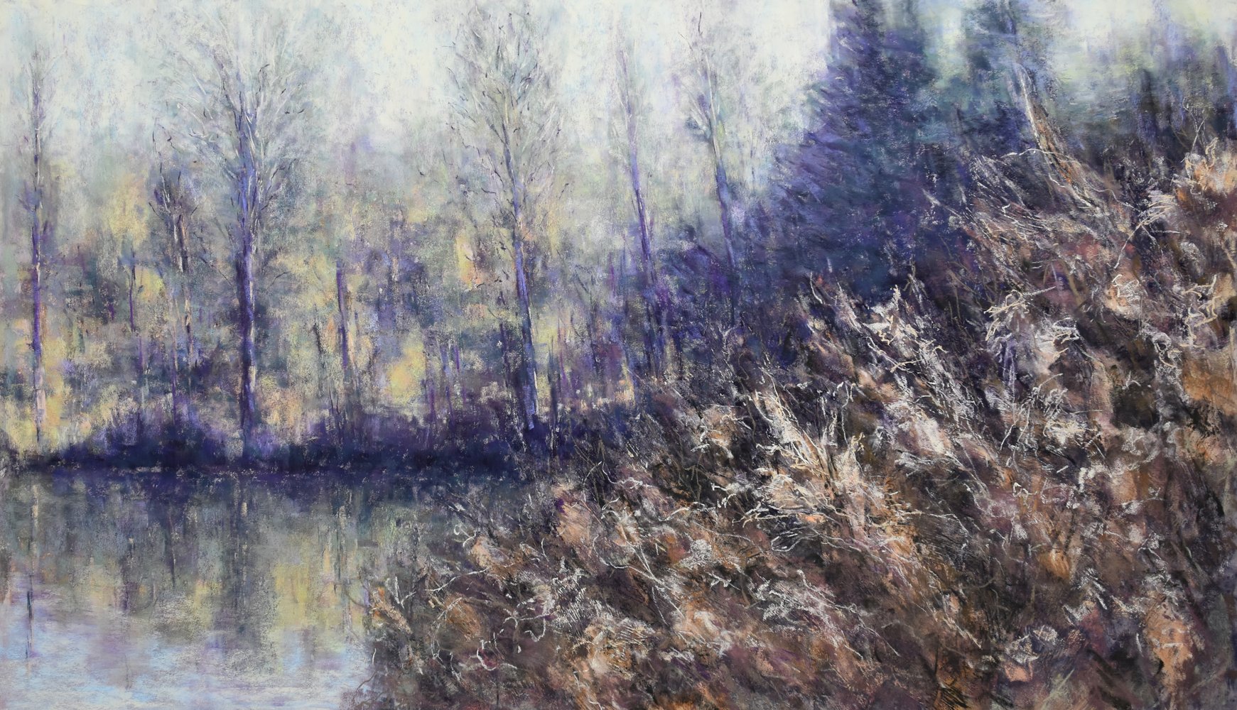 Brambles at the Pond | helloart