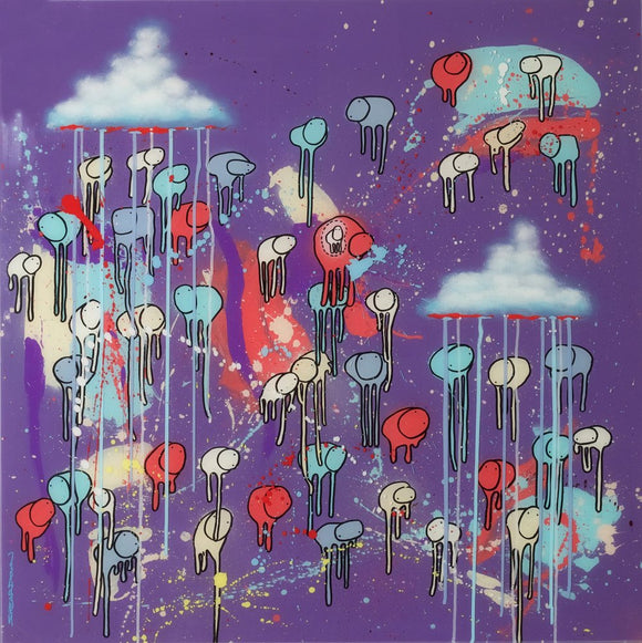 Raining Cows "Tear Stained Sky" | helloart