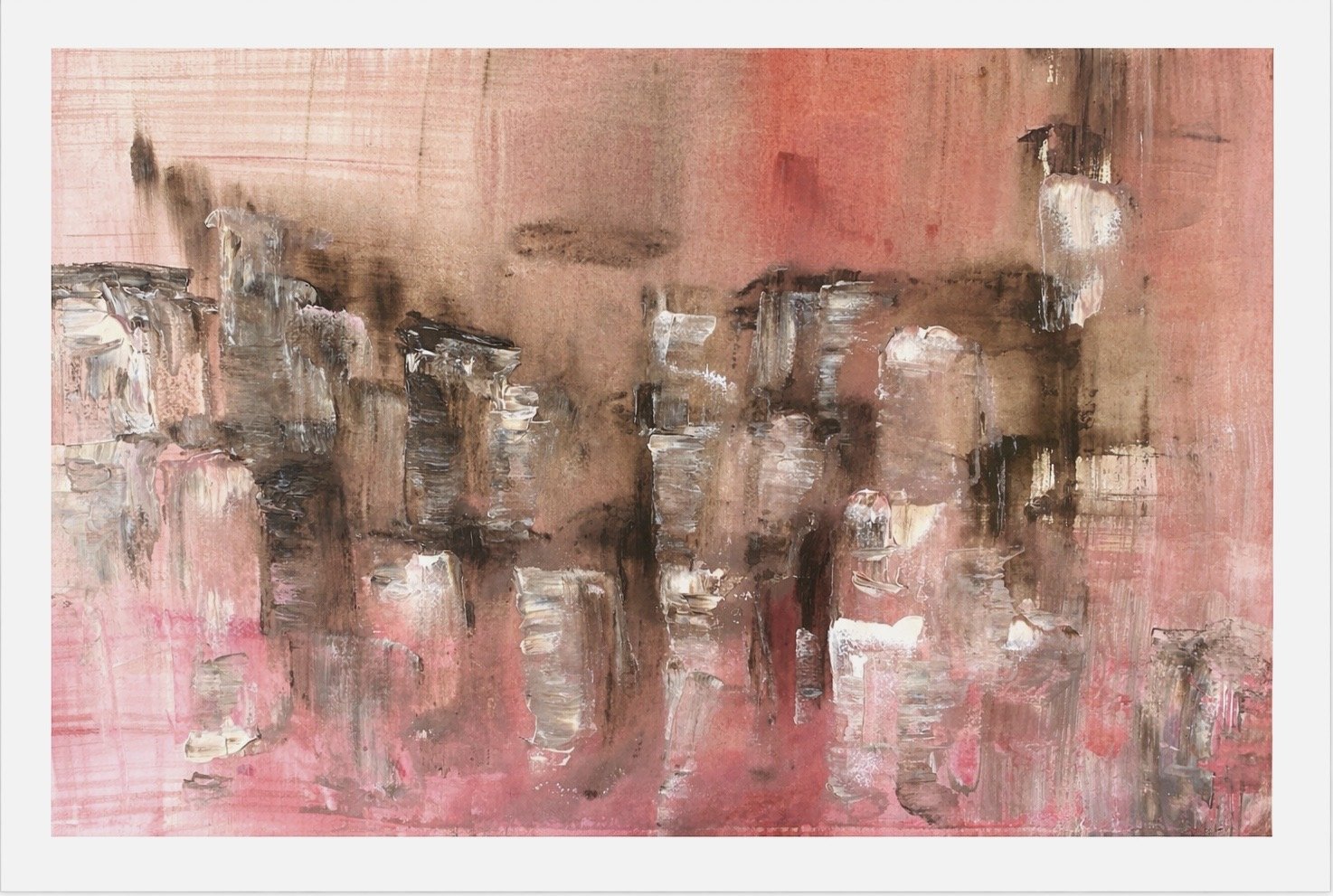 Cityscape – Nocturne in Rose and Ash | helloart