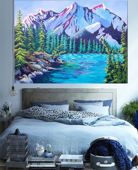 Reaching for the mountains | helloart