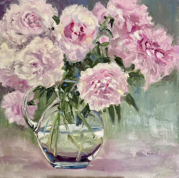 Pink Peonies | helloart