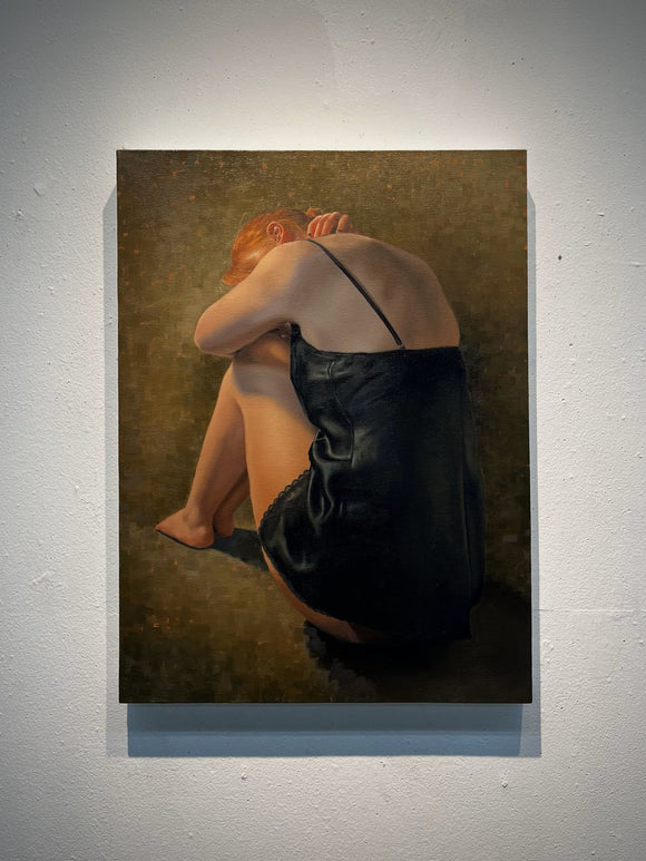 Self-Portrait on Bedroom Floor | helloart