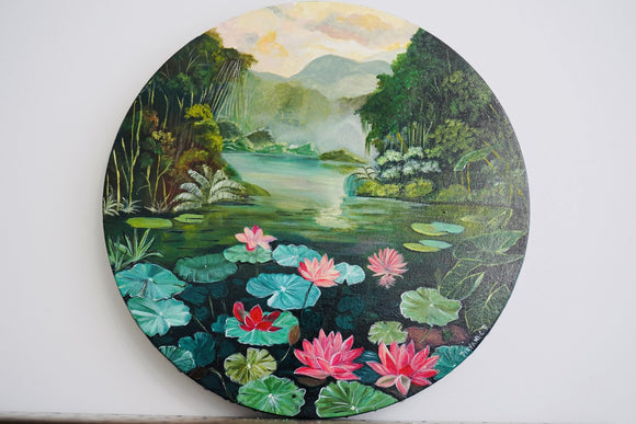 Blooms and greens in harmony. | helloart