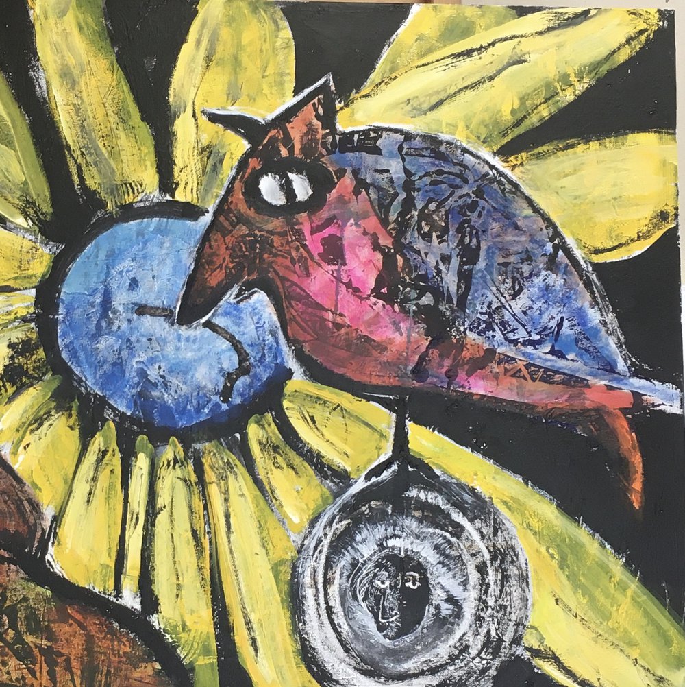 Mona Lisa's Bird | helloart