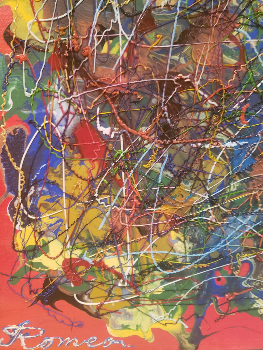 Visual arts in red | helloart