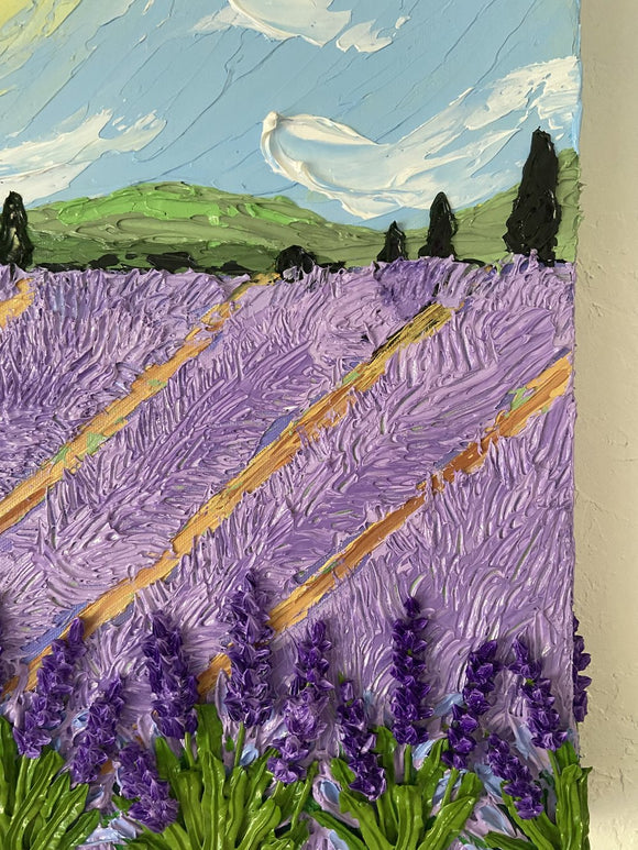 Lavender Field | helloart