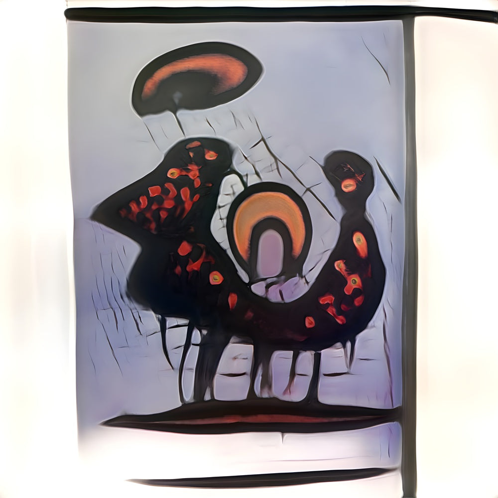 Grandmother Moon Hiding | helloart