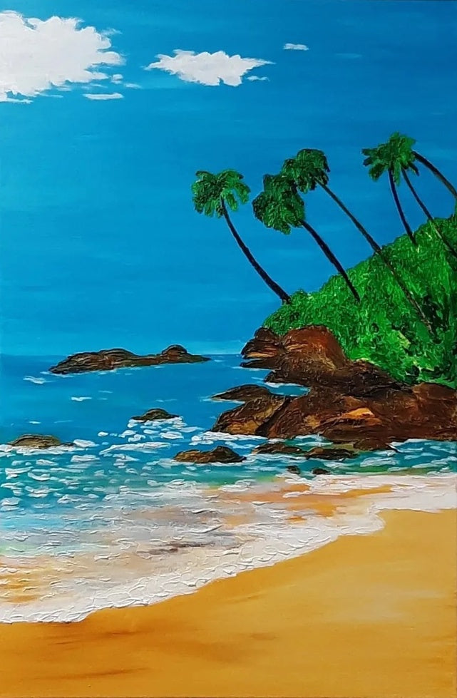The silent beach | helloart