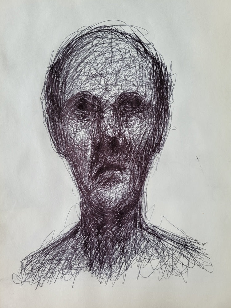 Anxiety Face Drawing Anxiety. . #anxiety #anxious #drawing #charcoal