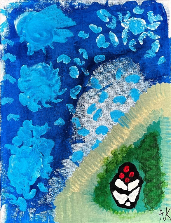 Alien Landing-AK,2021 | helloart