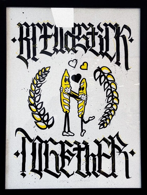 Breadstick Together | helloart