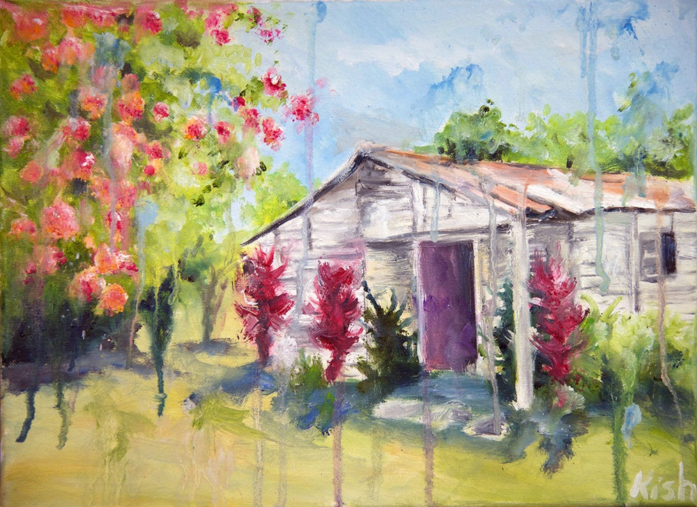 White Shack, Caribbean | helloart