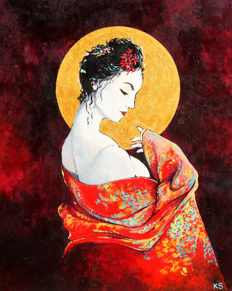 Golden Moon | helloart