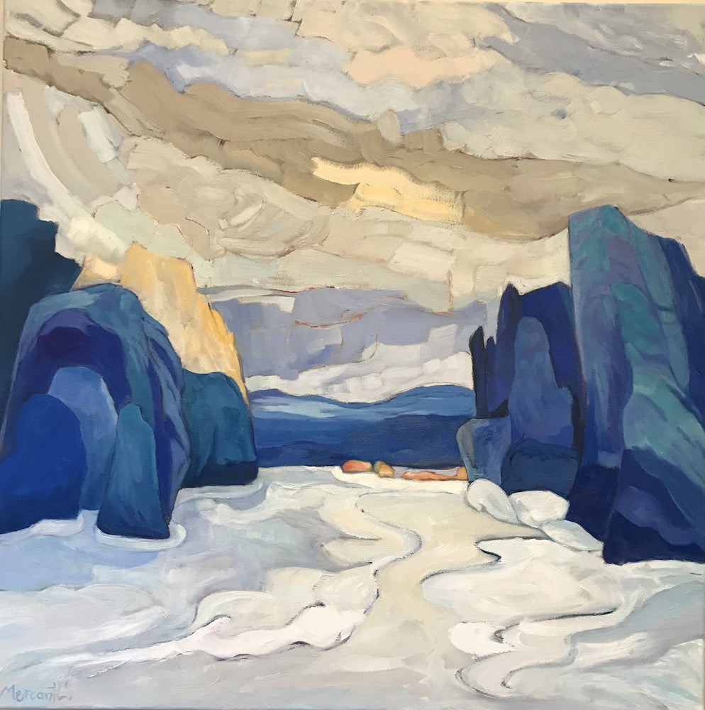 Blue Cliffs | helloart