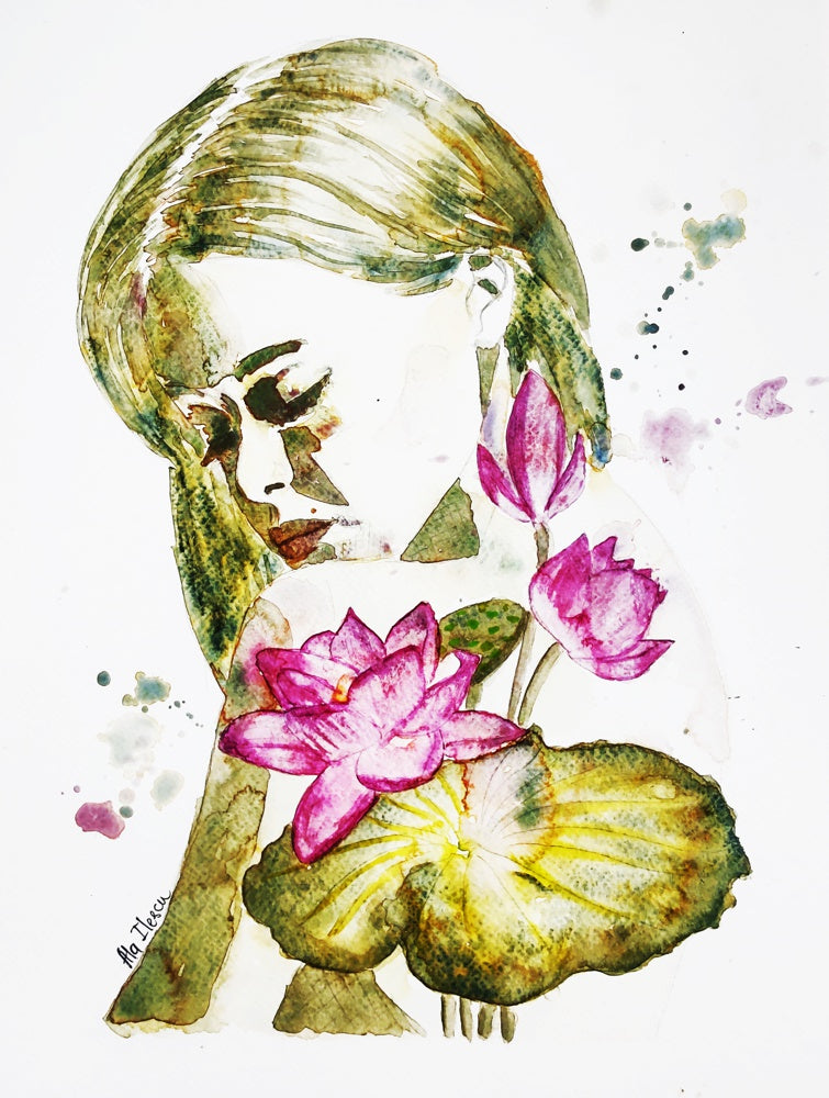 I never knew I was a lotus | helloart