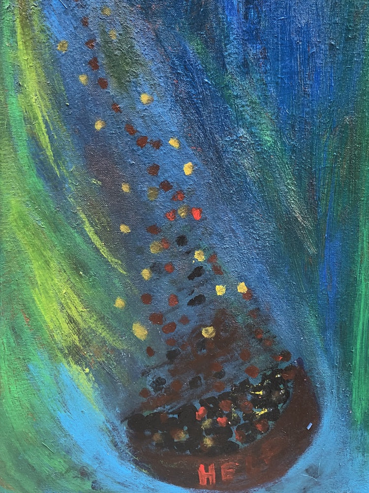 Lost in the ocean | helloart