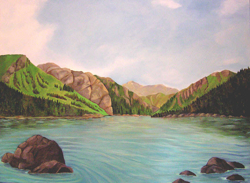 Cameron Lake | helloart