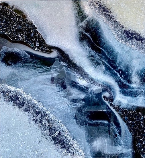 “Darkest” resin geode | helloart