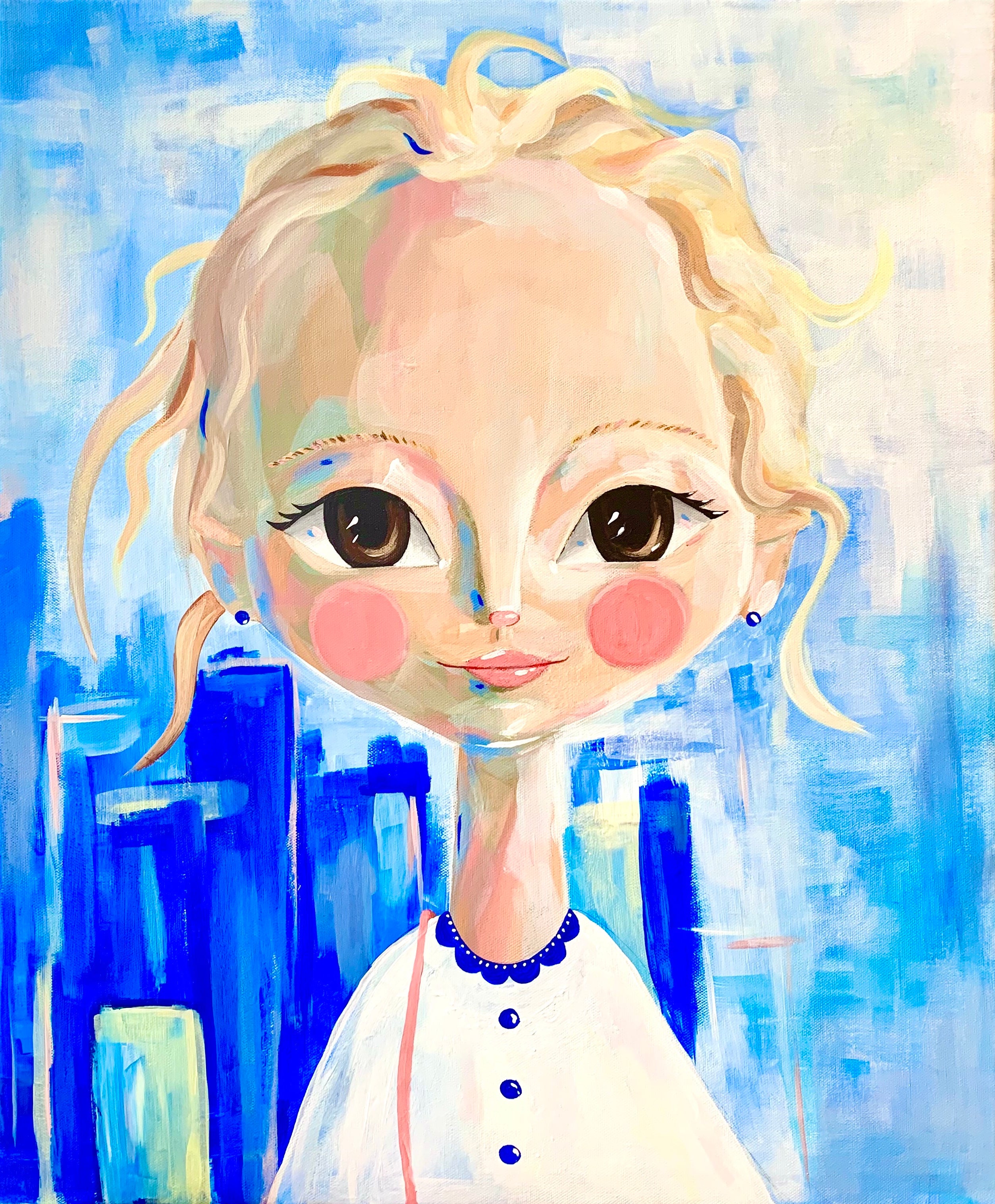 big, blue city | helloart