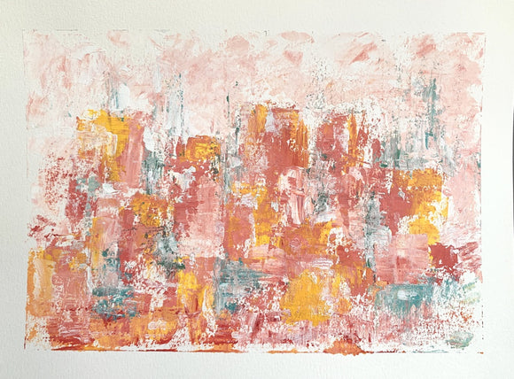 Cityscape - Cotton Candy Skies | helloart