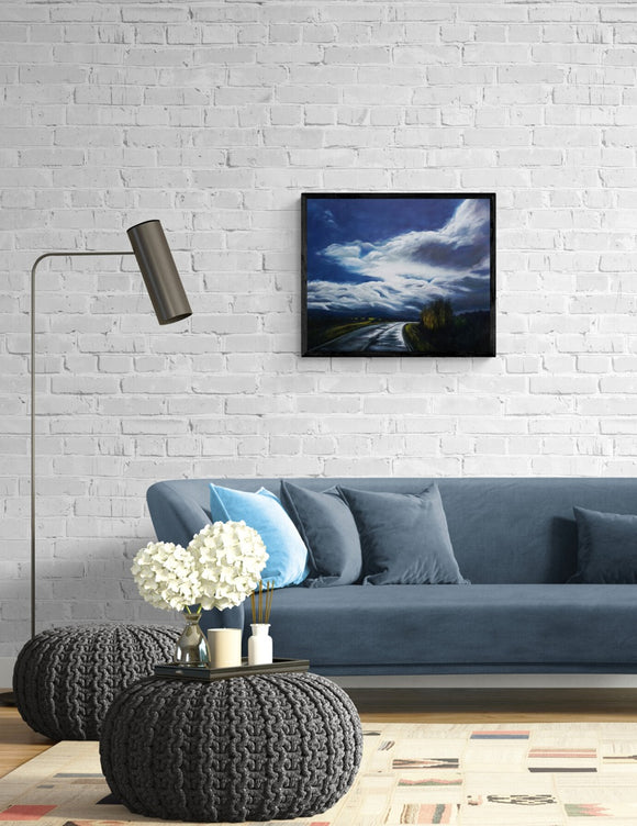 Cloudy Road | helloart