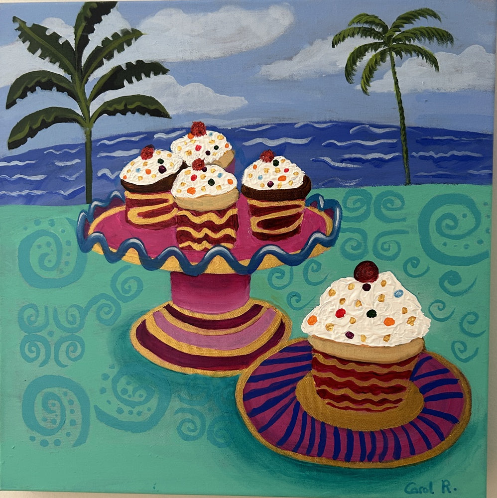 Cupcakes on the Beach | helloart