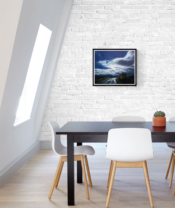 Cloudy Road | helloart