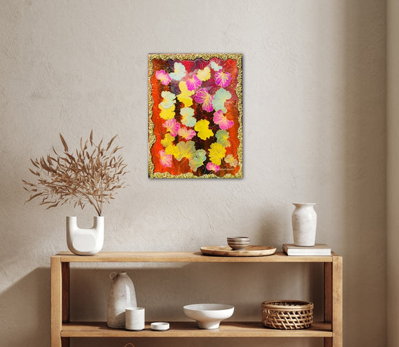 Rustic Ginko Leaves | helloart