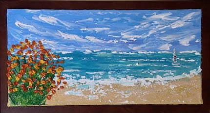 Abstract beachscape | helloart
