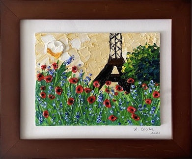 Abstract Paris landscape | helloart