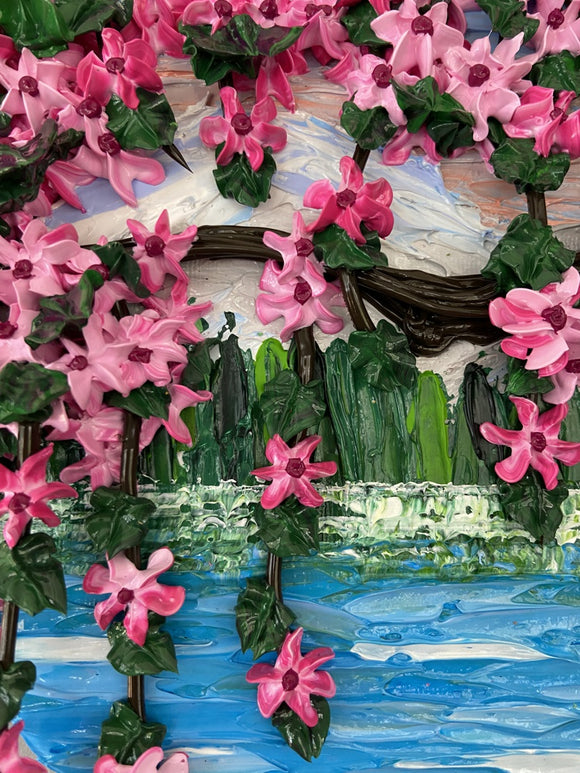 3D Cherry Blossom tree impasto | helloart