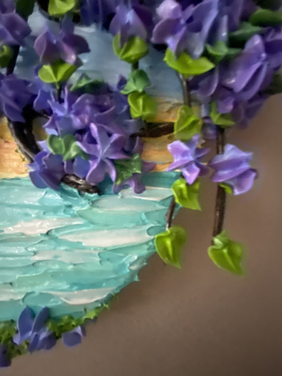 3D whimsical wisteria tree | helloart