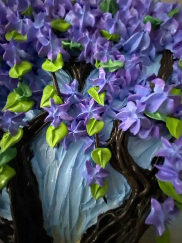 3D whimsical wisteria tree | helloart