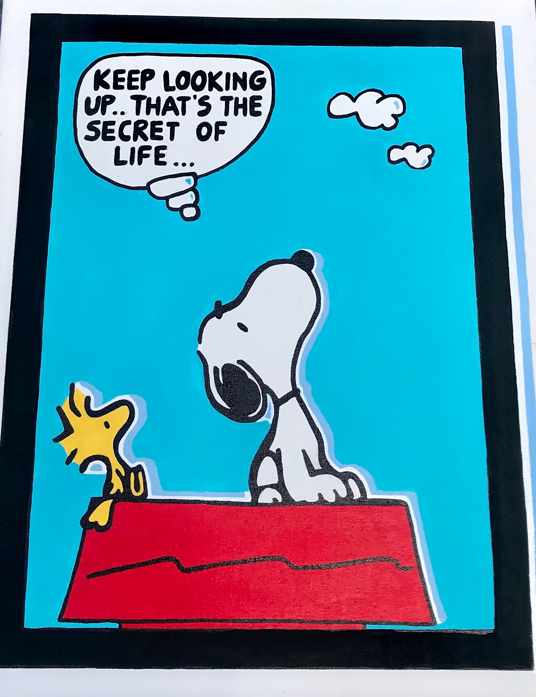 SNOOPY - Keep looking up, that’s the secret to Life... | helloart