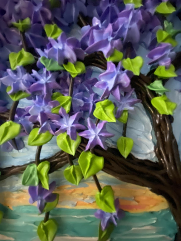 3D whimsical wisteria tree | helloart